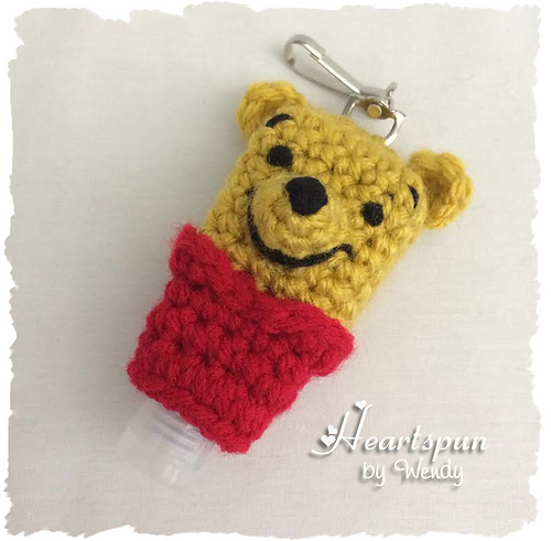 Ravelry: Winnie the Pooh Hand Sanitizer Holder pattern by Wendy Connor