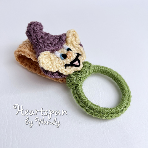 Ravelry: Jolly Dwarf Towel Holder Ring pattern by Wendy Connor