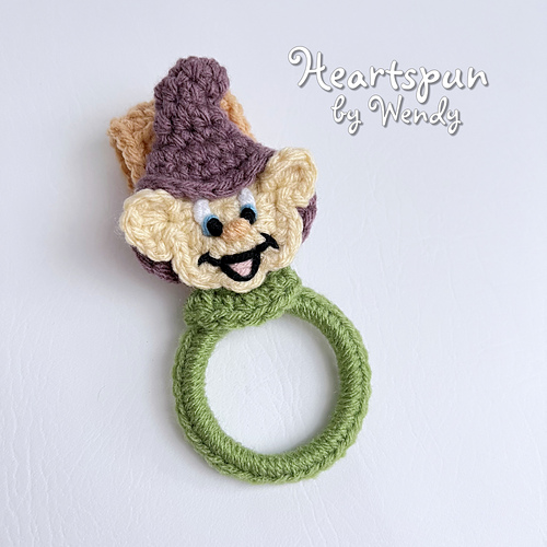 Ravelry: Jolly Dwarf Towel Holder Ring pattern by Wendy Connor