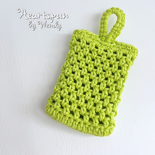 Ravelry: Woven Stitch Soap Saver Sack pattern by Wendy Connor