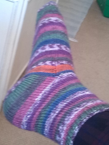 Ravelry: Easy Magic Loop Sock pattern by Courtney Aten