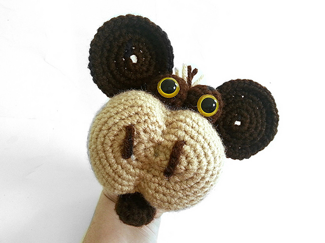Ravelry: Monkey Finger Puppet pattern by Whispered Whimsy