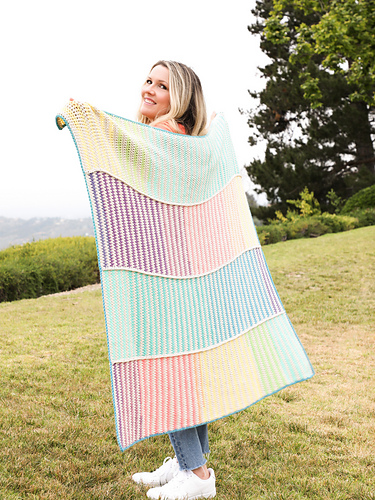 Ravelry: Summer Flow Throw pattern by Whistle and Wool