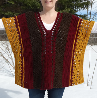 Ravelry: The Branwyn Poncho pattern by Whitman's Weaves