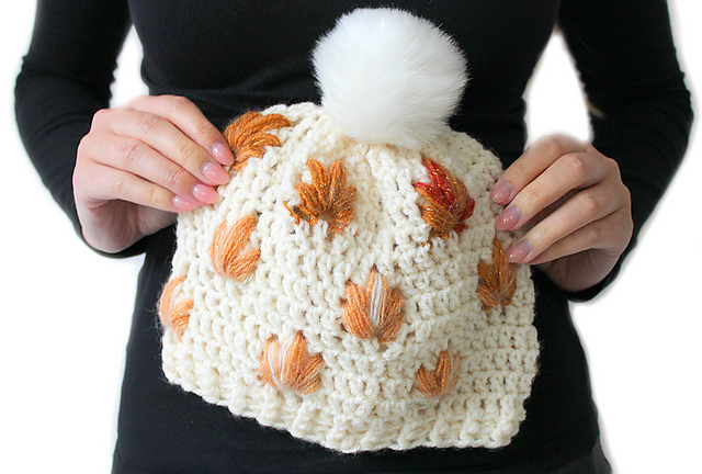 Ravelry: Leafly Autumn Hat pattern by Wilma Westenberg