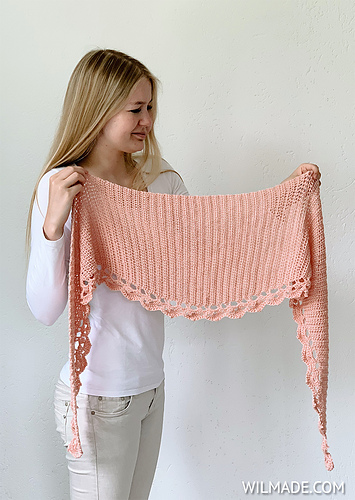 Ravelry: To The Point Shawl pattern by Wilma Westenberg