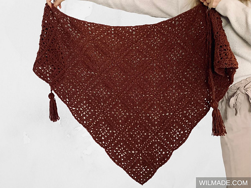 Ravelry: Tulip Square Shawl pattern by Wilma Westenberg