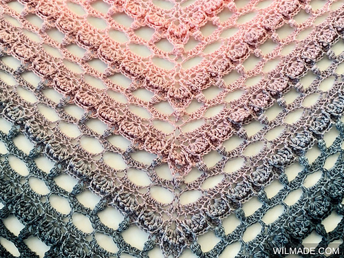 Ravelry: Enchanting Eva Shawl pattern by Wilma Westenberg