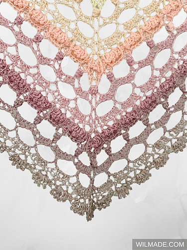 Ravelry: Enchanting Eva Shawl pattern by Wilma Westenberg