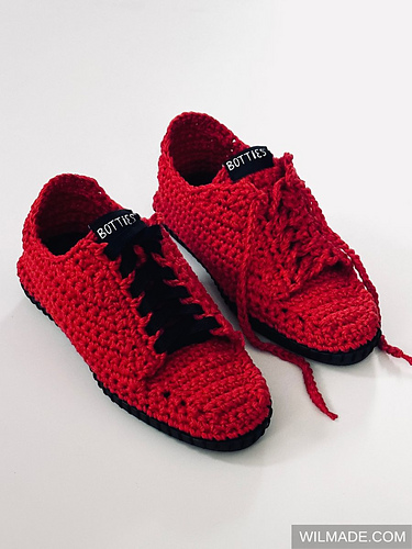 Ravelry: Crochet Sneakers pattern by Wilma Westenberg