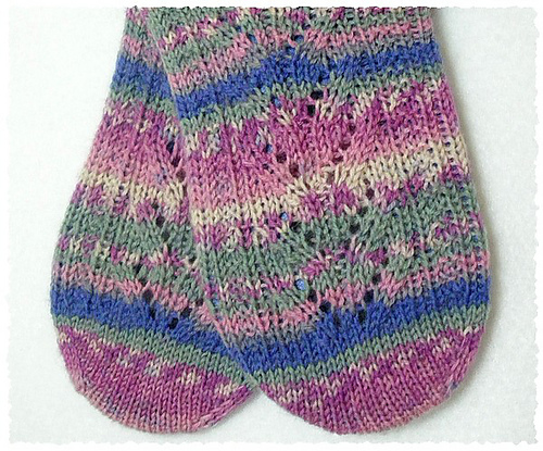 Ravelry: Dreaming Of Spring Toe-Up Socks pattern by Wilma Becker