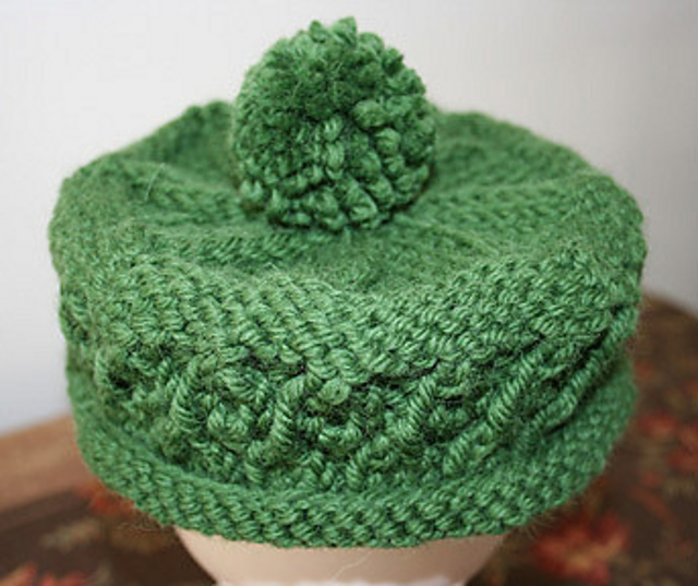 Ravelry: Green Pillbox Hat pattern by Lydia McNeil
