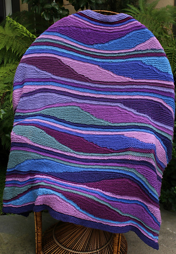Ravelry: Northern Lights Scrapghan pattern by Pam Jemelian