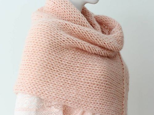 Ravelry: Blush Chloe Shawl pattern by Winter White Knits