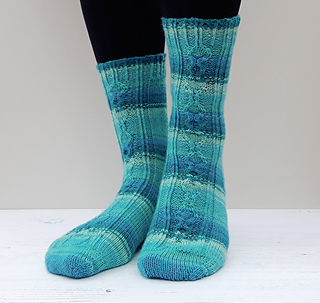 Ravelry: Love Spoon Socks pattern by Winwick Mum