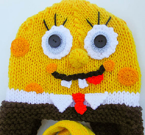 Ravelry: SpongeBob Hat Knit pattern by Wistfully Woolen
