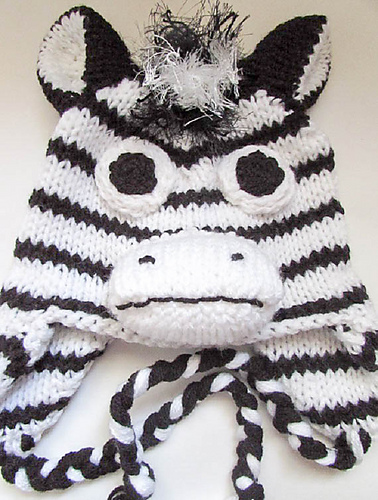Ravelry: Zebra Hat knit pattern by Wistfully Woolen