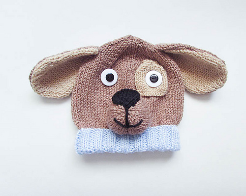 Ravelry: Puppy Dog Animal Baby Hat pattern by Wistfully Woolen