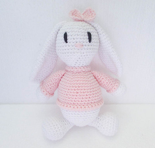 Ravelry: Bunny Rabbit Baby Toy pattern by Wistfully Woolen