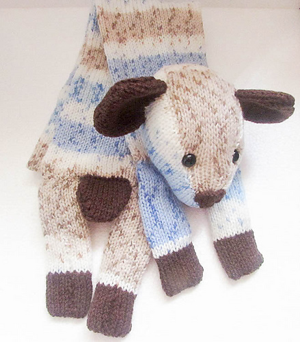 Ravelry: Teddy Bear Animal Scarf pattern by Wistfully Woolen