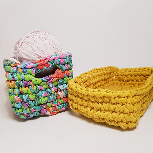 Ravelry: Rectangular basket pattern by WithLoveFeli