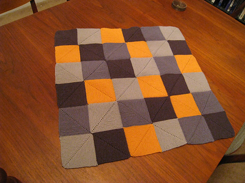 Ravelry: Simple Corner-Out Mitered Square pattern by Joan Marie