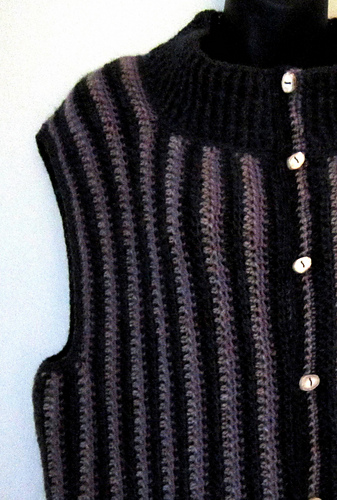 Ravelry: Drop-Shoulder Shaded Vest pattern by Carol Wolf, Wolf Crochet