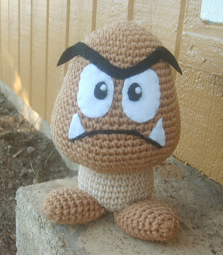 Ravelry: Super Mario Bros Goomba pattern by Linda Potts