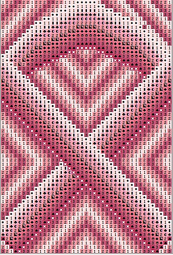 Ravelry: Bargello Breast Cancer Awareness Graphghan pattern by Artic ...