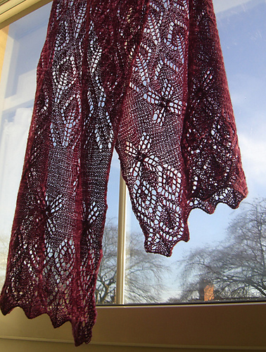 Ravelry: Leiden Lace Scarf pattern by Ashley Knowlton