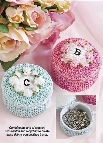 Ravelry: Initial Trinket Box pattern by Heather Sprout