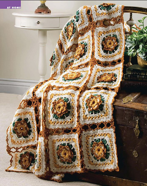 Ravelry: Autumn Lace Afghan pattern by Carol Alexander