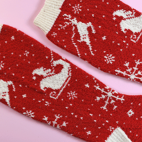 Ravelry: Christmas Scene Socks pattern by Kelly Menzies