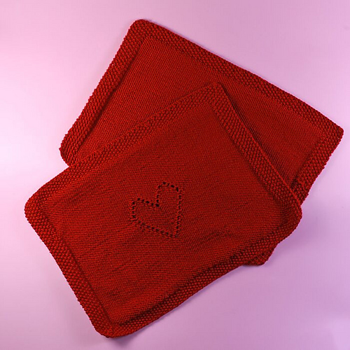 Ravelry: Heart Placemats pattern by Nicola Valiji