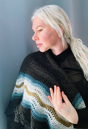 Ravelry: Milky Way hap shawl pattern by Wool Element