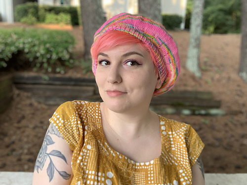 Ravelry: Rebel Girl Beret pattern by Jamie Hoffman