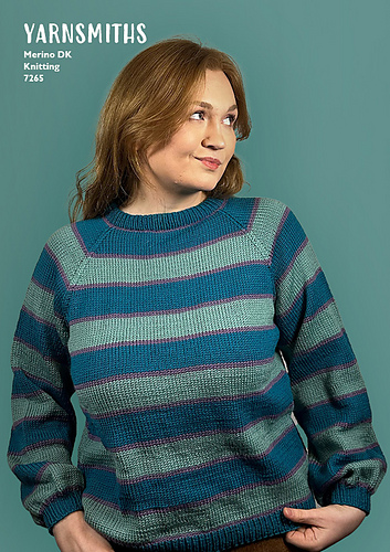 Ravelry: Stripe Raglan Sweater - 7265 pattern by Chloe Elizabeth Birch