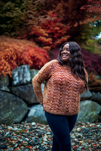 Ravelry: Broadleaf pattern by Wool & Pine