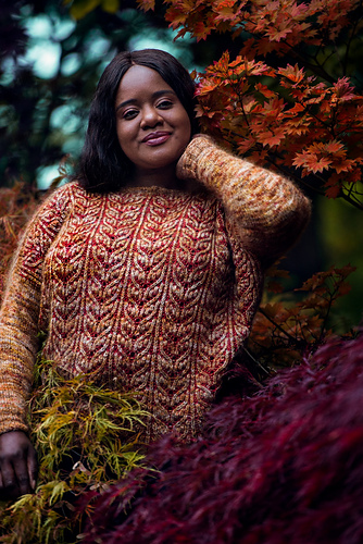 Ravelry: Broadleaf pattern by Wool & Pine
