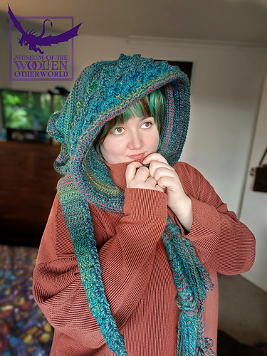 Ravelry: Lauwis Dragon hood pattern by Sylvie Damey