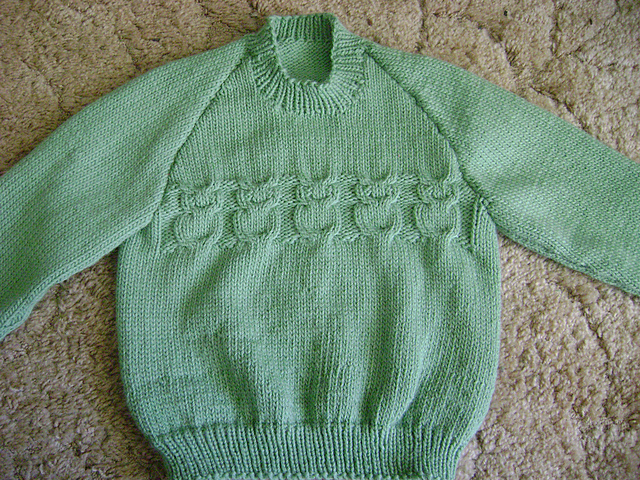 Ravelry: Child's 8 ply Jumper with Raglan Sleeves - Design 5 pattern by ...