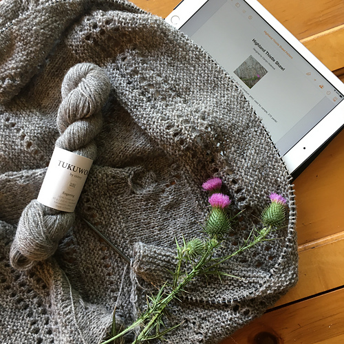 Ravelry: Highland Thistle Shawl pattern by Carolyn Holbrook