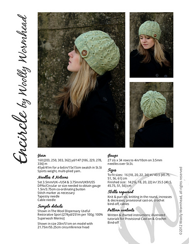 Ravelry: Encircle pattern by Woolly Wormhead