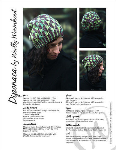 Ravelry: Diponaea pattern by Woolly Wormhead