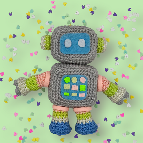 Ravelry: Robot kawaii pattern by WoollyandSoft