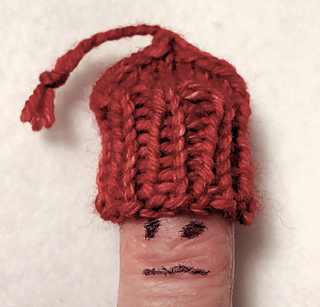Ravelry: Melt the Ice Finger Hat pattern by Cheryl Andrews