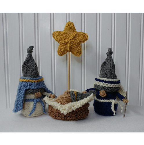 Ravelry: Gnometivity - Baby Gnomes Nativity Set pattern by Cheryl Andrews