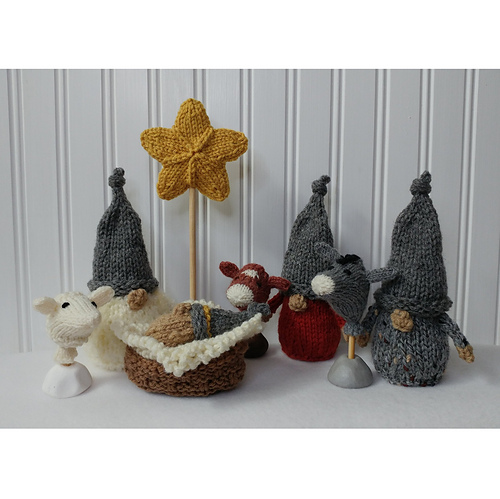 Ravelry: Gnometivity - Baby Gnomes Nativity Set pattern by Cheryl Andrews