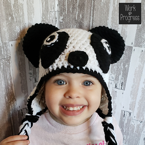 Ravelry: Panda Bear Hat pattern by Lisa M Fox