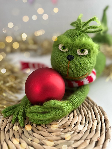 Ravelry: Christmas Grinch toy pattern by Ola Oslopova